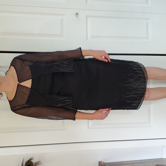 Jasper Conran | Dresses | Jasper Conran Black Sequin Dress And Jacket ...